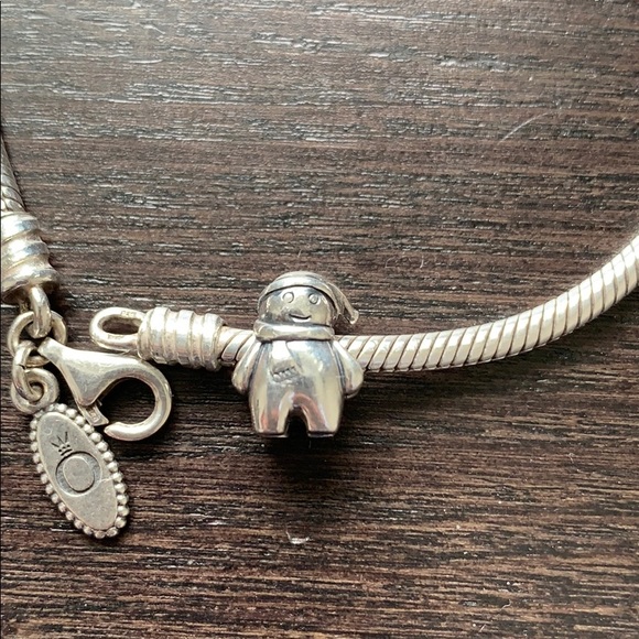 Pandora | Jewelry | Pandora Bead Man With Scarf | Poshmark
